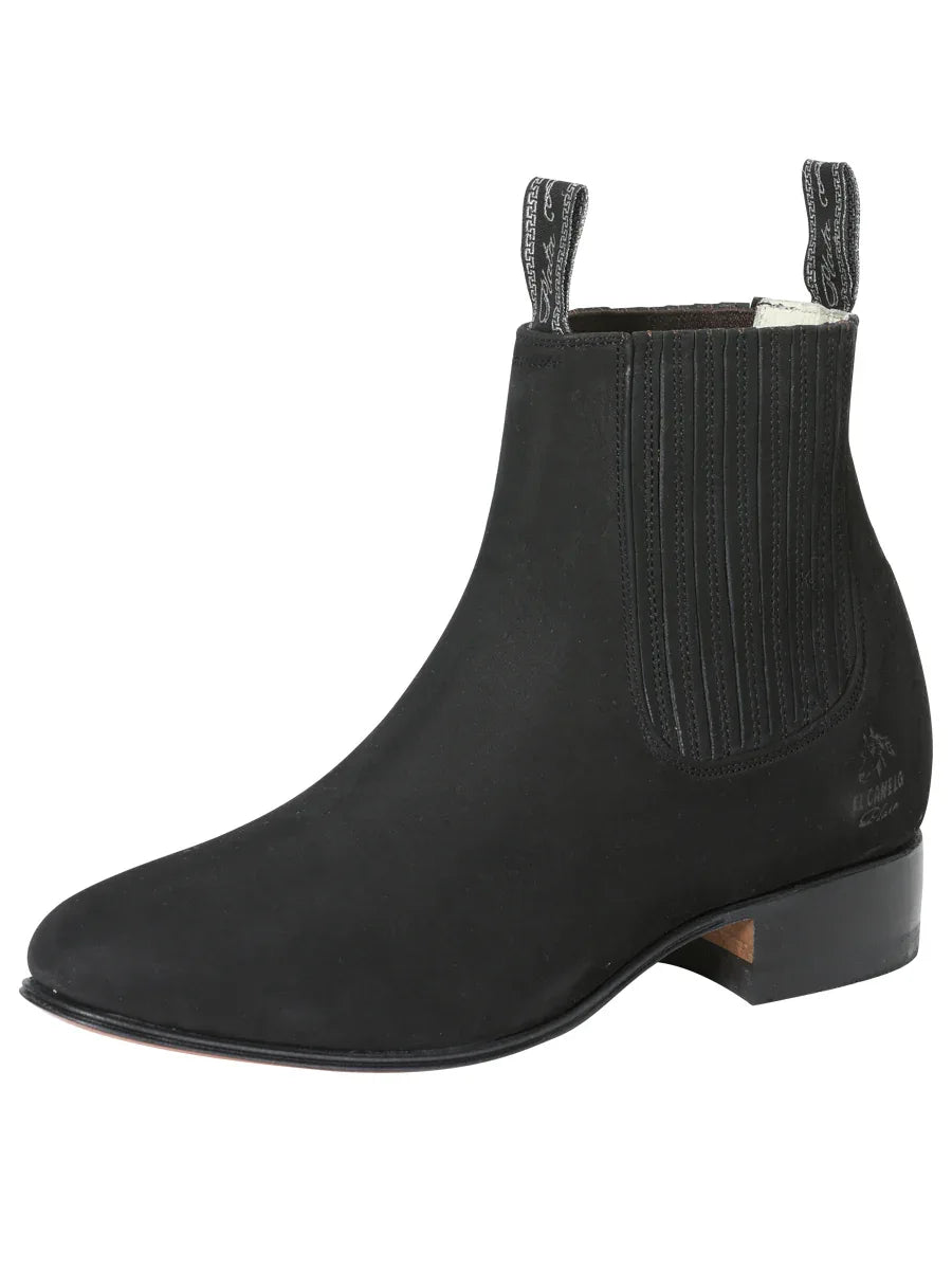 Canelo Charro Boot - Black Nobuck 3663 – N4dboots.com